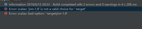 IDEA中编写Scala程序报错scalac:jvm-1.8_-target:jvm-1.8-CSDN博客